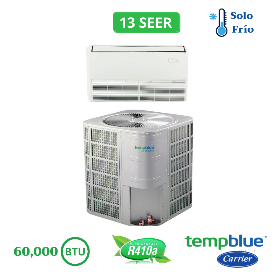 Aire Acondicionado Piso Techo 60000 btu – Tempblue by Carrier – Cirt ...